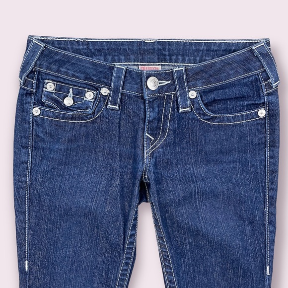 True Religion | Jeans | True Religion Dark Blue Wash Turquoise Gemstone ...